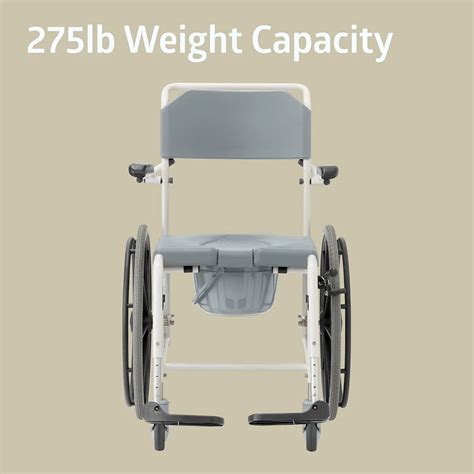 Medline Aluminum Shower Commode Wheelchair Medline Commode Wheelchair