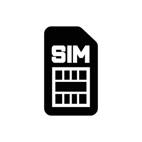 Premium Vector Sim Card Mobile Communication Connection Icon
