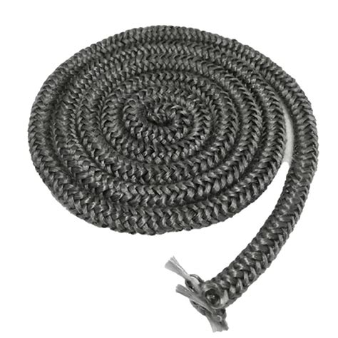 Black Fiberglass Stove Rope Seal For Wood Burning Stove Mmx M Length Walmart