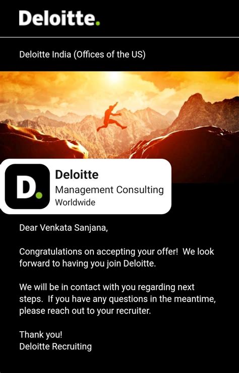 Sanjana Ch On Linkedin Accounting Deloitte Big4 Internship