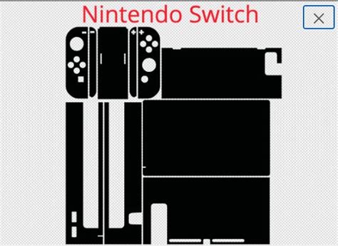 Switch Skin Template Etsy Canada