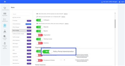 How To Turn On Policy Settings For Policy Admins Company Policy Management Aptien