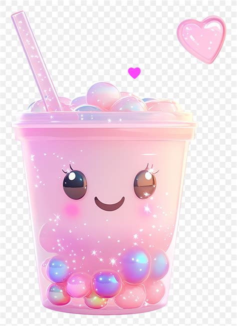 Cartoon Bubble Tea Cute Bubble Tea With Smiley Face Png 2756x3788px