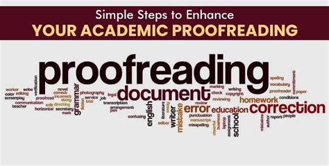 Simple Steps To Enhance Your Academic Proofreading