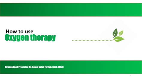 Oxygen Therapy 2 Pptx