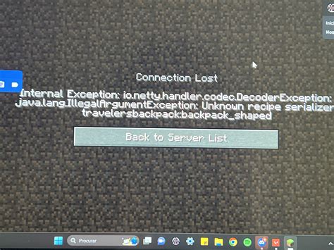 Problem Joining Modded Server R Tlauncher