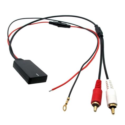 Universal Bluetooth Aux Receiver Module 2 Rca Cable Adapter Car Radio