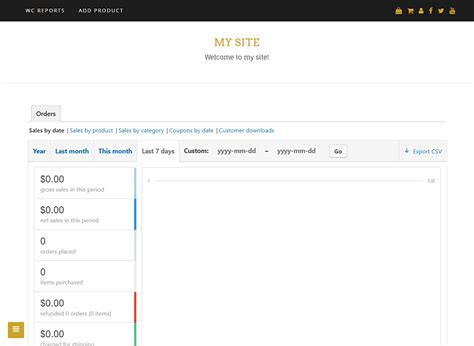 View WooCommerce Sales Reports From The Frontend
