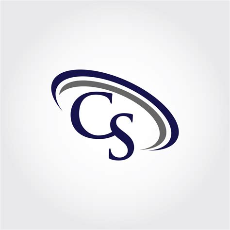 Monogram Cs Logo Design By Vectorseller Thehungryjpeg