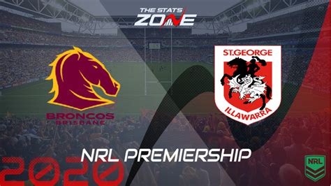 2020 Nrl Brisbane Broncos Vs St George Illawarra Dragons Preview