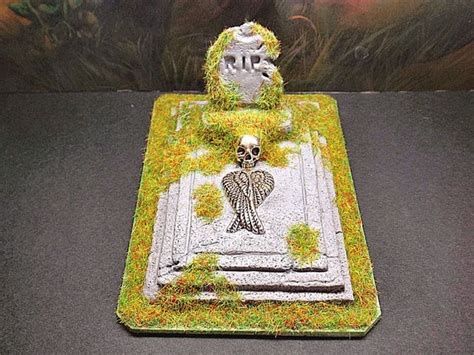 Miniature Tomb Cemetery Gothic Dollhouse Decor 112 Scale