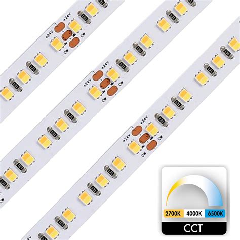 Striscia 700 Led 86w Cct Tunable Da 2700k A 6500k 24v Dimmerabile