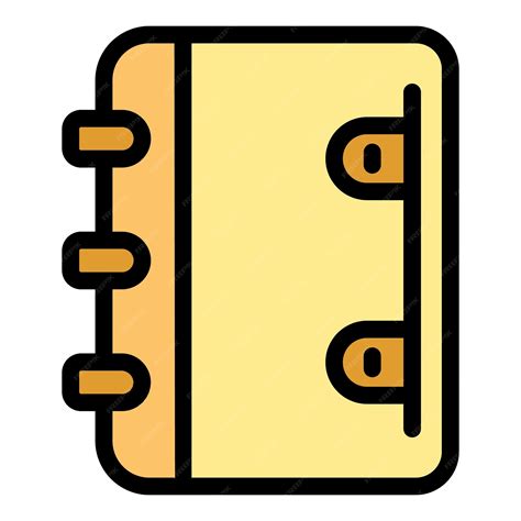 Premium Vector Business Paper Notebook Icon Outline Vector Corporate Teamwork Office Job Color