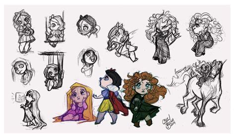 Cute Disney Princess Drawing