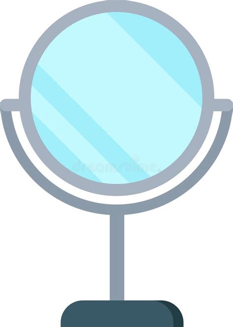 Round Table Mirror Stock Vector Illustration Of Mirror 346785050