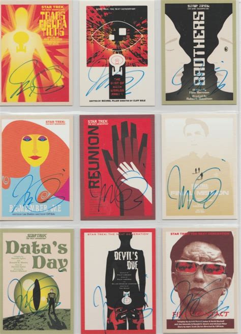 Star Trek Tng Portfolio Prints Card Set Gallery