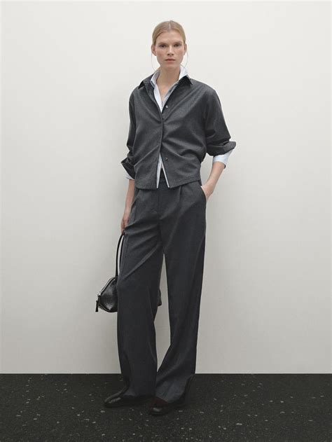 Pantallona Për Femra Massimo Dutti Al