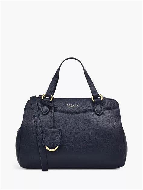Radley Gordon Road Small Zip Top Grab Bag Ink At John Lewis And Partners
