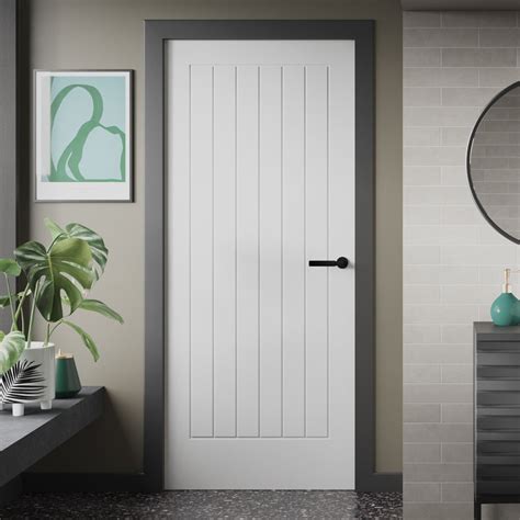 Modern White Wood Doors Contemporary Internal Doors Solid And Glazed