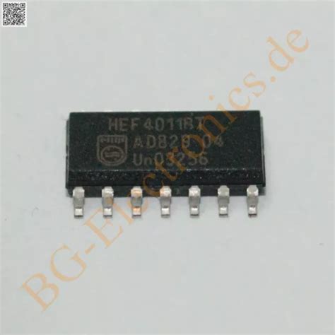 10 X HEF4011BT Quad 2 Input NAND Gate Philips SO 14 10pcs EUR 9 97
