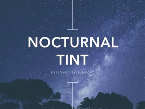 Nocturnal Tint Powerpoint Template Presentation Template