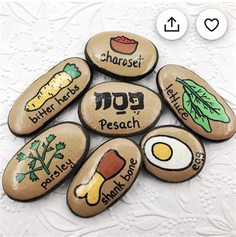 Seder Meal Story Tokens Passover Seder Story Wooden Tokens Seder Dinner