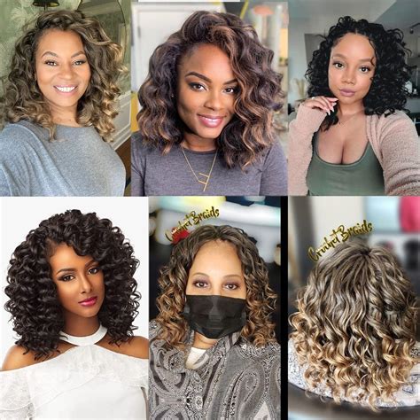 Ocean Wave Crochet Hair For Black Women 9 Inch Deep Wave Curly