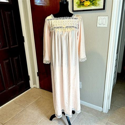 Dior Intimates And Sleepwear Vintage Christian Dior Pink Lace Satin