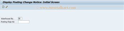 LU03 SAP Tcode Display Posting Change Notice LU03 SAP Tcode Display Posting Change Notice