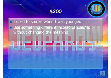 Jeopardy Review English ESL Powerpoints