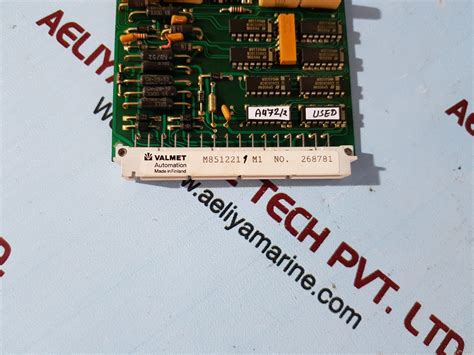 Valmet M851221 Binary Input Module Aeliya Marine Tech