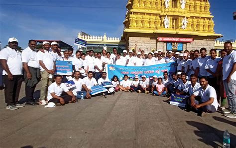 Mymul Members Climb Chamundi Hill Star Of Mysore