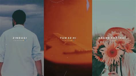 Tum Se Hi Din Hota Hai Status Tum Se Hi Slowed Status Tum Se Hi