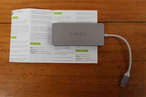 A Quick Look At MINIX NEO C Plus USB C Adapter And Windows M SSD Card For N C Mini PC