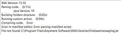 Problem With Firebase Messaging Missing Firebasemessagingjar After