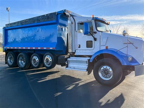 Used 2008 Kenworth T800 Quad Axle Dump Truck For Sale Special Pricing