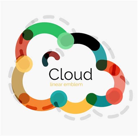 Premium Vector Flat Design Cloud Icon Background