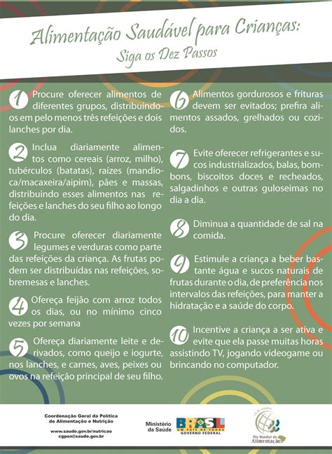 CEI JOÃO VIALTA Dez passos para uma alimentação saudável