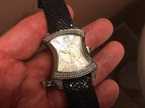 Invicta Schweizer Hergestellt Damen Diamant Sanduhr Diamant Stingray