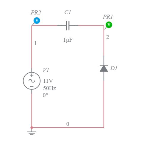 Positive Clamper Multisim Live