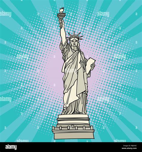 Statue Of Liberty Symbol Stock Vector Images Alamy