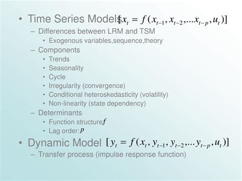 Ppt Financial Time Series Econometrics Powerpoint Presentation Free Download Id 294426