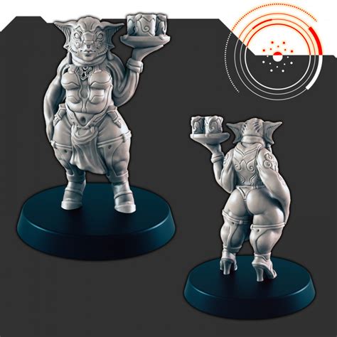 3D Printable Sci Fi Cantina Crew Support Free By Evan Carothers