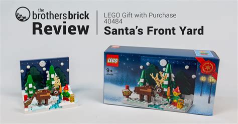 Lego T With Purchase Gwp Christmas Holiday 2021 40484 Santas