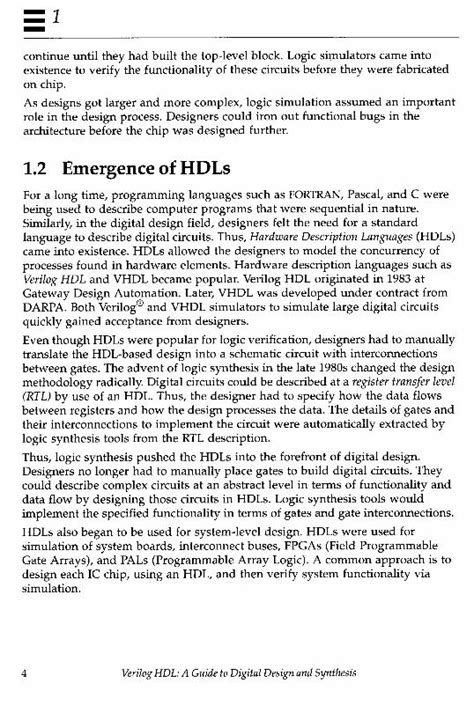 Pdf Verilog Hdl A Guide To Digital Design And Synthesis Dokumentips