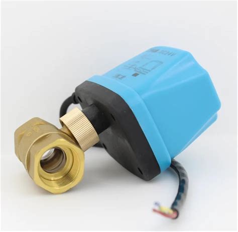 Ac24v Dc24v Electric Ball Valve Brass Motorized Ball Valve With