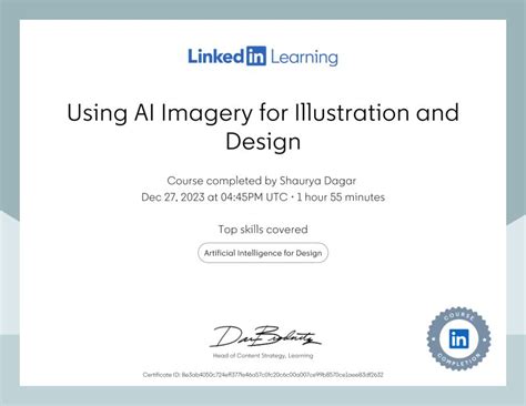 Shaurya Dagar On Linkedin Certificate Of Completion