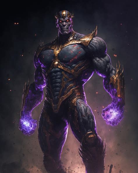 Thanos By Nerdyaiartist On Deviantart