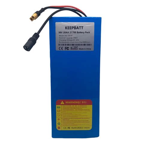 36v 20ah High Performance Battery 10s4p Build In Bms For Ebike Electri