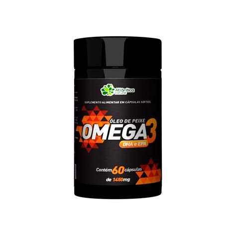 Atlântica Natural Ômega 3 Óleo De Peixe 60 Caps
